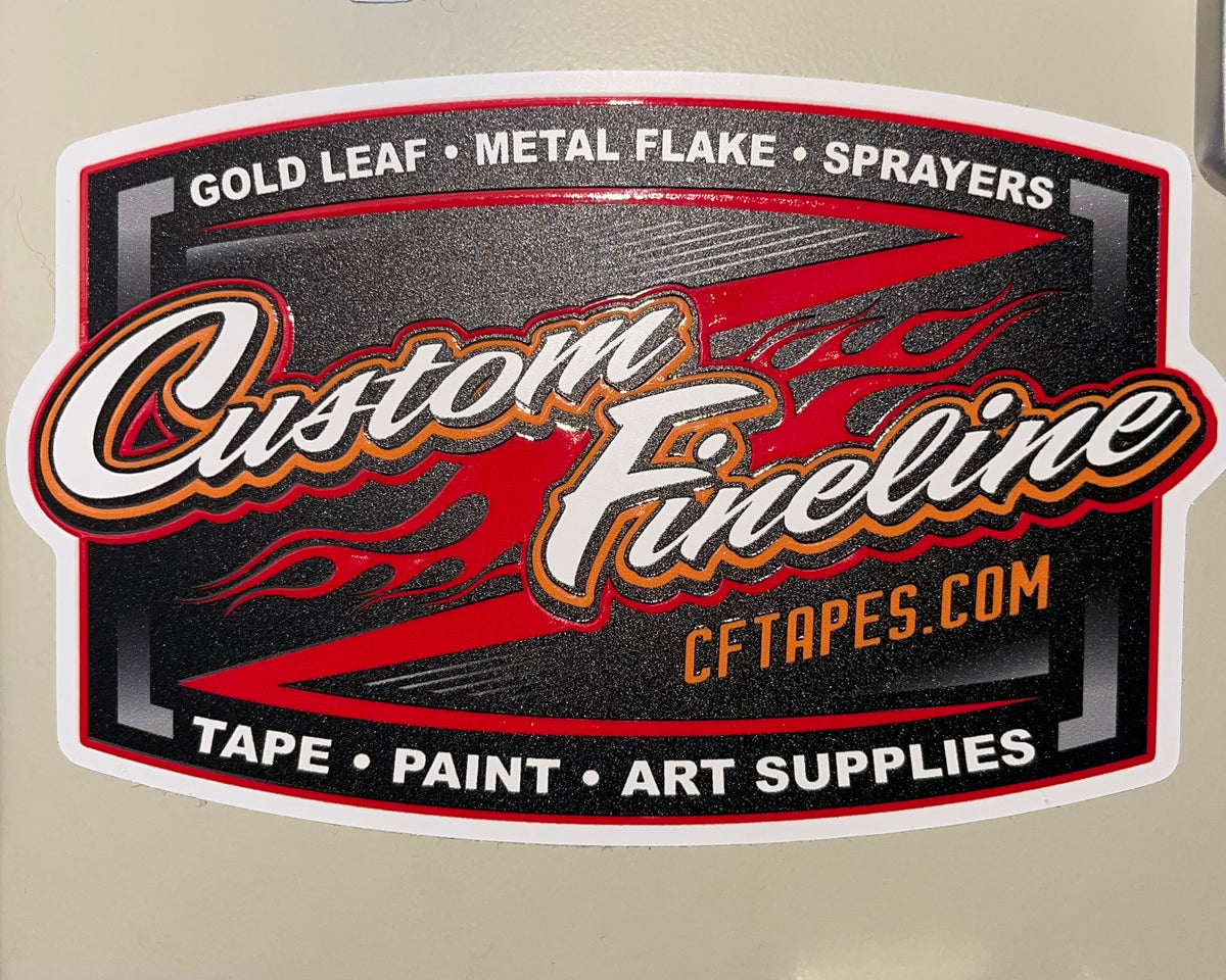 Custom Fineline Flames Decal 2-tone – Custom Fineline Tape & Art Supplies
