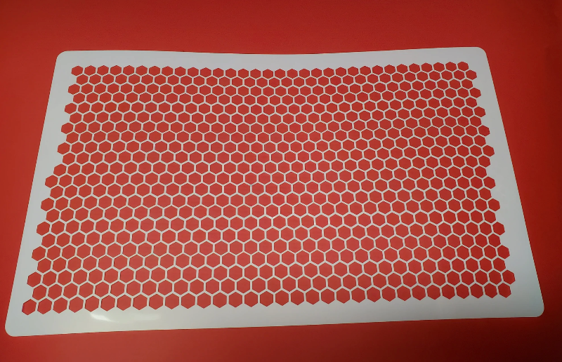 Honeycomb Stencil – Custom Fineline Tape & Art Supplies