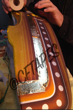 GOLD or SILVER LEAF ROLL – Custom Fineline Tape & Art Supplies